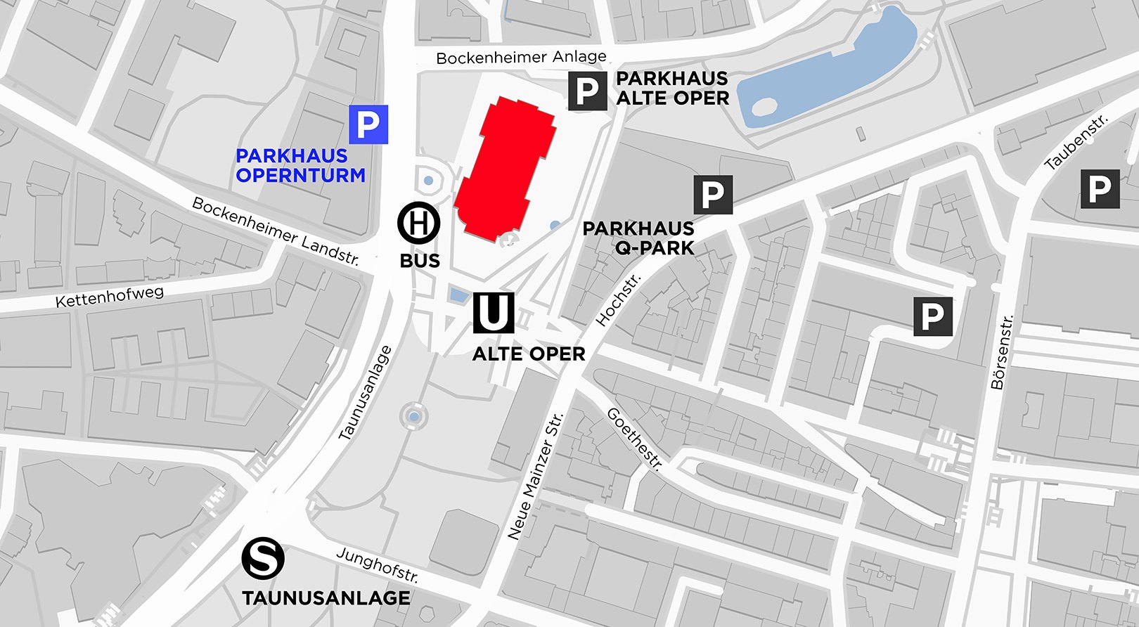 Anreise und Parken | Alte Oper Frankfurt